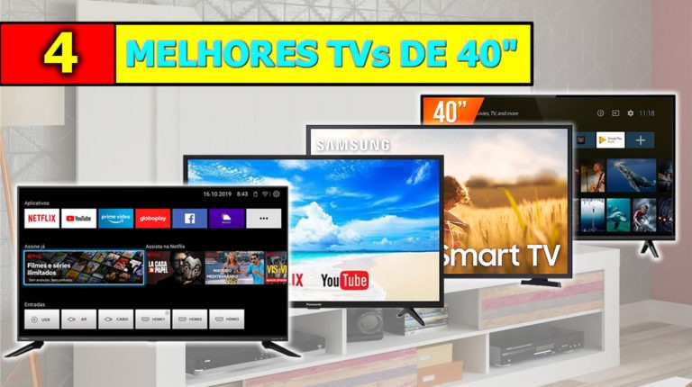 4 Melhores TVs 40 Polegadas Para Comprar - Cupom Mestre
