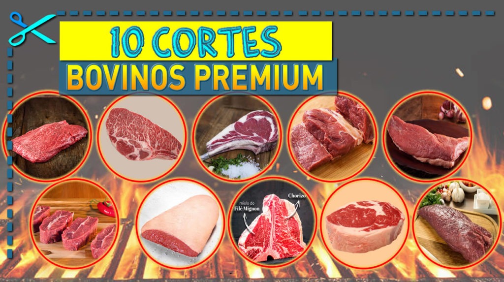 10 Cortes Premium de Carne Bovina - Cupom Mestre