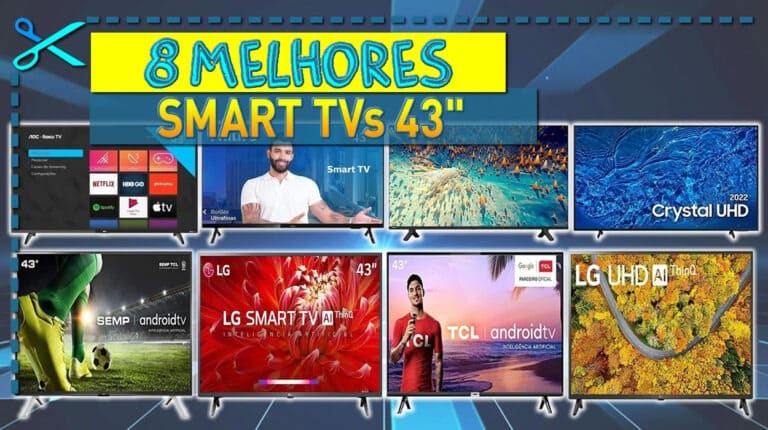 8 Melhores Smart TVs 43 Polegadas - Cupom Mestre