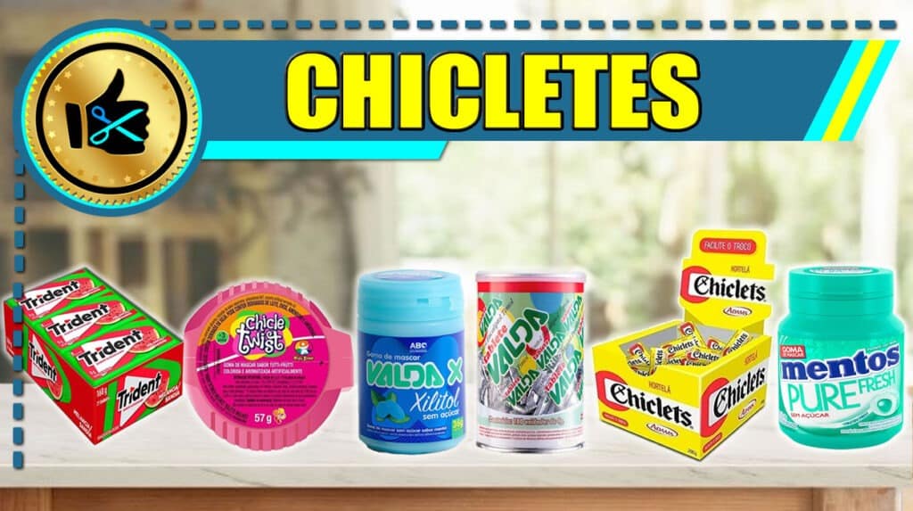6 Melhores Chicletes - Cupom Mestre